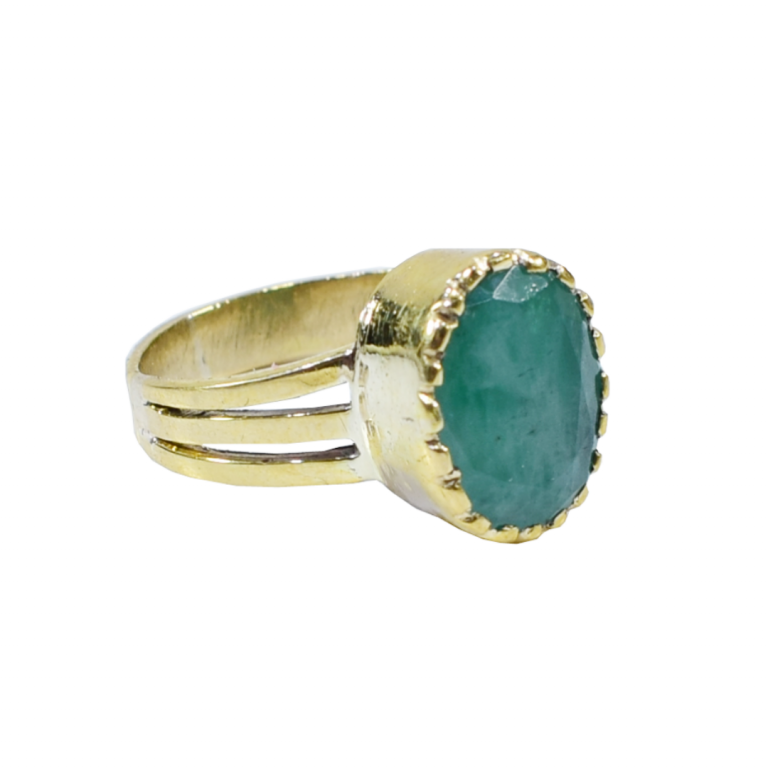 Panna Ring Panchdhatu is Rashi Ratna for Mithun & Kanya Rashi